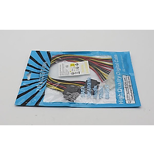 zdyCGTime 15-Pin SATA Male to 8 Pin (6+2 Pin) PCI-Express Female Video Card Power Adapter Cable(20CM/8inch)