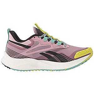 Reebok Women's Floatride Energy 4.0 Adventure Running Shoe, Infused Lilac/Semi Classic Teal/Acid Yellow, 9