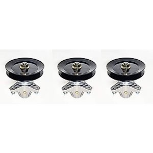 LAWN & GARDEN AMC 3 Upgraded Spindles, Mounting Holes Threaded for Easier Install, Compatible with MTD Cub Cadet 618-06978, 918-06978