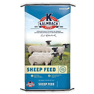 Kalmbach Feeds Medicated Ewe Builder Pelleted Feed for Sheep, 50 lb Bag