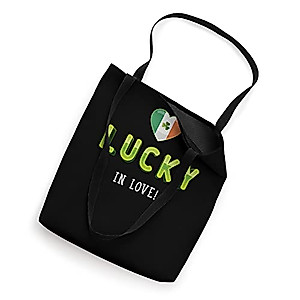 St Patricks Day Irish Flag Lucky In Love Men & Women Tote Bag