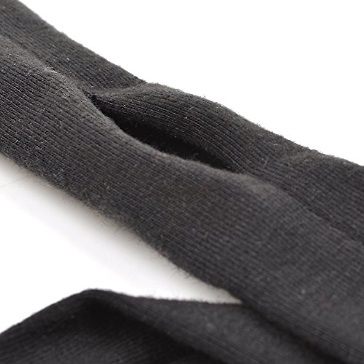 Cosmos Pack of 2 Black Soft Cotton Headset Cover/protector/sleeve for Lg Tone + Hbs-730 Stereo Wireless Bluetooth Headphone