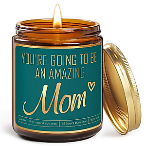 New Mom Gifts for Women,Inspirational Pregnancy Gifts for Expecting Mom,New Mom Lavender Candle,Pregnancy Gifts for Expecting Mom,Pregnancy Must Haves,1st Mothers Day Gift for New Mom