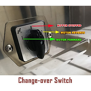 INTSUPERMAI Commercial Sugar Cane Press Juicer Machine with Cleaning Port 304 Stainless Steel Rollers Three Rollers Sugarcane Juice Extractor for Commercial Home Use 110V 750W