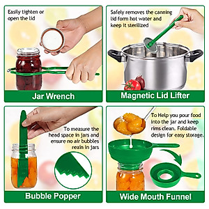 Canning Supplies Starter Kit, All-in-one Canning Kit with Rack, Home Canning Set Canning Accessories Canning Equipment and Supplies for Beginners and Enthusiasts