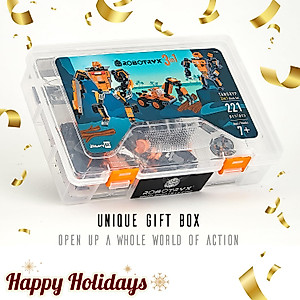 JITTERYGIT Mech Robot Soldier Glow in The Dark Bricks Toy STEM Gift Set, Juguetes para Niños De Christmas Birthday Regalos, Cool Military Holiday Present for Boys, Girls, Teen 6 7 8 9 10 Year Old