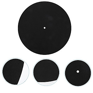 Milisten Turntable Mat 7 Inch 3mm Thickness Felt Disc Pad Vinyl Record Mat