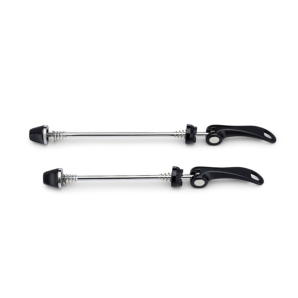 BW USA MTB Quick Release Bicycle Skewer Set - Front and Rear Mountain Bike QR Axle Skewers - Black