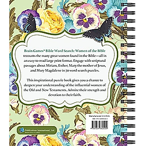 Brain Games - Large Print Bible Word Search: Women of the Bible (Brain Games - Bible)