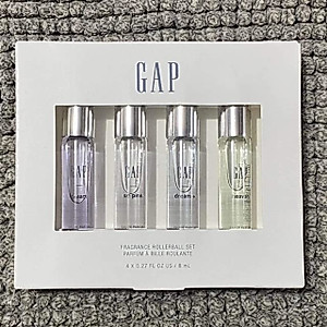 Gap Rollerball Perfume Set (Dream, Dream+, Heaven, So Pink) 8 mL each, 3.75 ounces