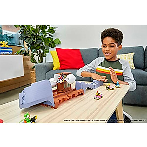 Hot Wheels Mario Kart Track Set Assortment 4 different tracks with Mario Kart 1:64 scale vehicles and nemesis from video game gift for kids 3 years and older