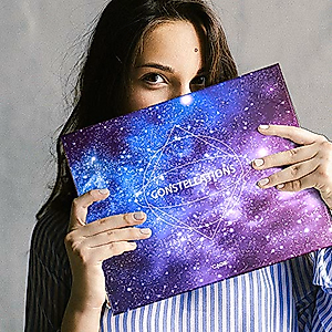 CAGIE Starry Constellation Lock Diary Set Gift Box with Pen & Tapes for Kids Girls Boys Women Combination Lock Journal Notebook Best Luxury Travel Writing Diary for Anniversary Birthday Holiday （Leo）