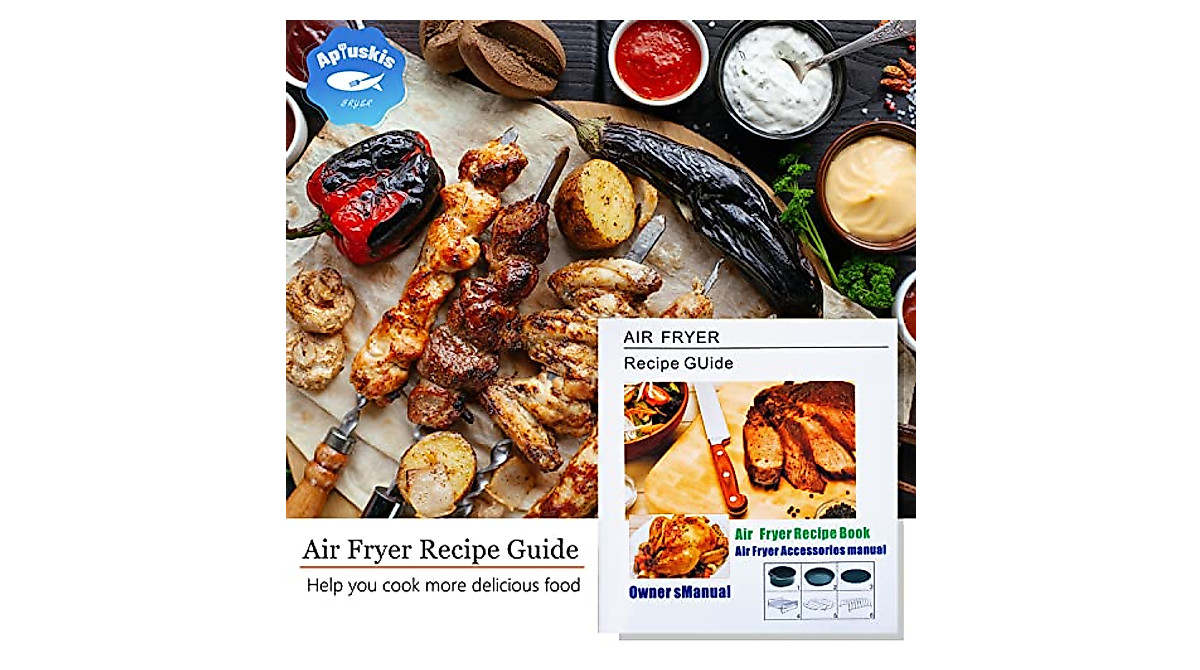 Square Air Fryer Accessories Kit – Fits 3.6QT-6.8QT Air Fryers