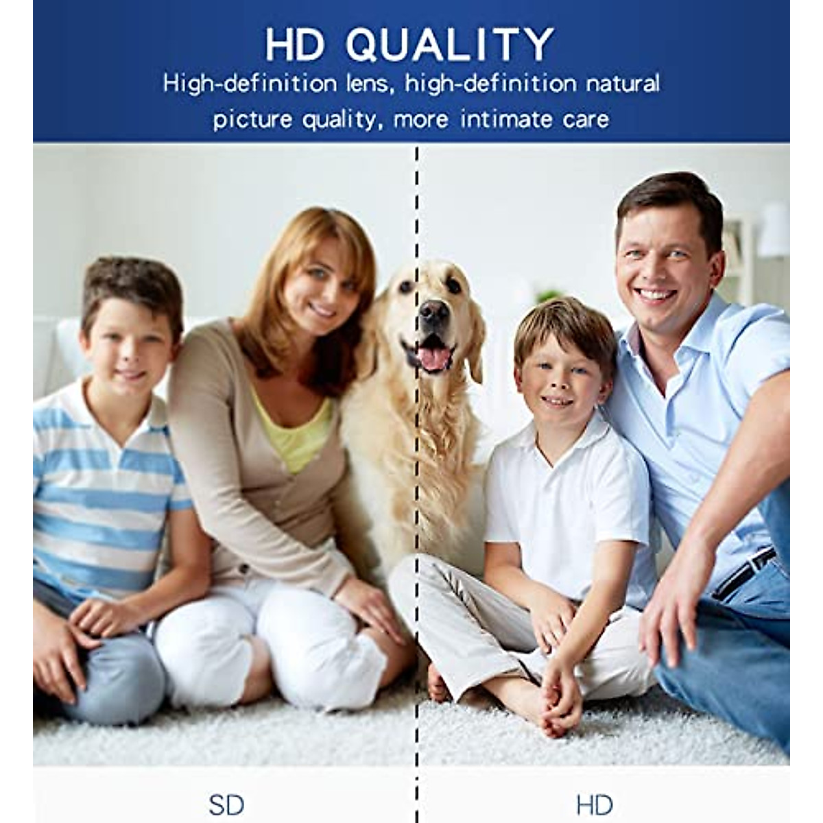 AICAM Hidden Cameras for Home Security, 1080p HD Mini Spy Camera Wi-Fi Wireless, Small Nanny Camera Indoor with Remote View, Motion Detection, Night Vision, Tiny Spy Cam