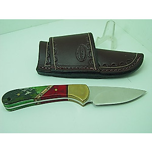 Custom Leather Cross Draw Knife Sheath That Fits a Buck 113 Knife NOT for Sale