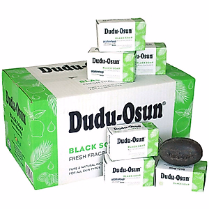 Dudu-osun, African Black Soap, 100% Pure, 150g. (Pack of 4)