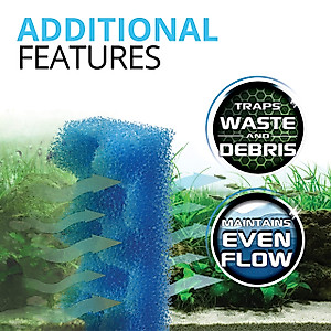 Fluval 407 Blue BioFoam MAX, Replacement Aquarium Filter Media