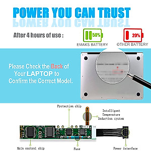 Emaks BN06XL Battery for HP Spectre X360 15-EB0000 Series 15-EB0043DX 15-EB0053DX 15-EB1043DX 15-EB0005UR 15-EB0005NI Series Laptop BN06072XL HSTNN-IB9A L68299-005 L68235-1C1
