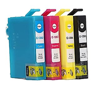 Hilitand 4PCS Ink Cartridge Simple Installation Printer Ink Cartridge PP Cartridge Combo Pack Replacement for Printer Accessories
