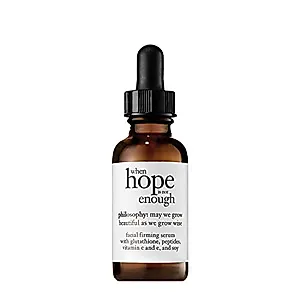 philosophy when hope is not enough - facial firming serum, 1 oz