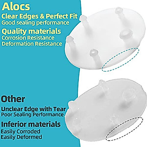 Replacement for Vormax Toilet Tank Silicone Flapper Seal Gasket 3'' - Fit for American Standard 7381424-100.0070A (4 Pack)