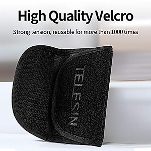 TELESIN Bag Backpack Shoulder Strap Mount with Adjustable Shoulder Pad and J Hook, Strap Holder Attachment System for GoPro Hero 11 10 9 8 7 6 5, Session, DJI Osmo Action, Insta360 Accessories