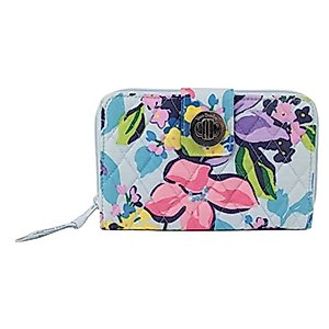 Vera Bradley Turnlock Wallet RFID Protection, Marian Floral