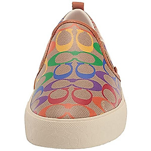 COACH Pride Slip-On Skate Rainbow Signature 10 D (M)