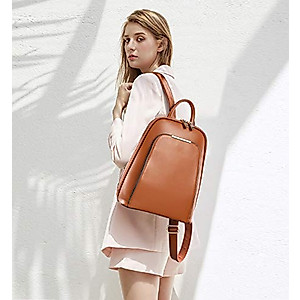 Tom Clovers Women Leather Backpack Daypack Casual Fashion Bag MINI Backpack for Women for Ladies Girls