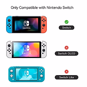 GeekShare Soft Silicone Protective Case Compatible with Nintendo Switch Console and Joy-Con - Shock-Absorption and Anti-Scratch Slim Cover Case with Ergonomic Design for Switch - Cat Paw