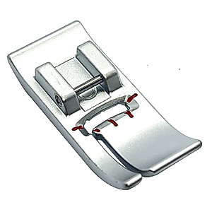 DREAMSTITCH F082AP Snap On Bi-Level Presser Foot Left for for All Low Shank Snap-On Brother,Babylock,Singer,Euro-Pro,Janome (New Home),Kenmore,White,Juki,Simplicity,Elna Sewing Machine