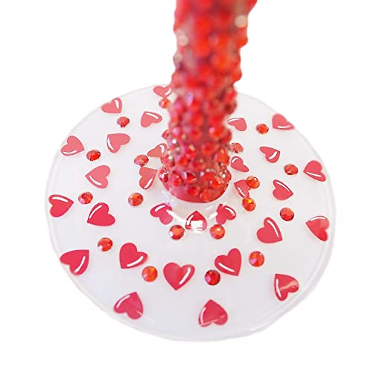 LOLITA Red Hot Wine Glass, 8.5 x 8.5 x 22.5 cm, Multi-Colour