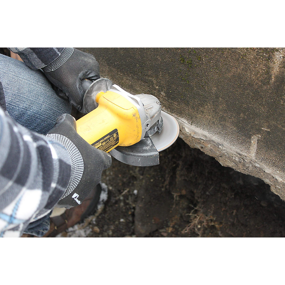 10 Pack – 4 1/2 Cut Off Wheel Concrete Grinding Wheel for Cutting Masonry Stone Brick Block - Compatible with All 4 1/2 inch Angle Grinder - Caliastro