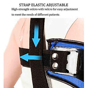 WILLQ Shoulder Abduction Sling for Broken Fractured Bones Sublexion Surgery Dislocated Injury Support Broken Arm for Shoulder Injury Post-op Shoulder Arm Brace Lightweight Breathable