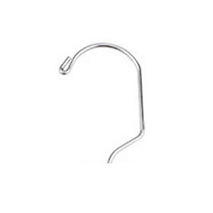 NAHANCO 900, Extra-Large Plastic Shirt/Dress Hanger, with Chrome Swivel Hook, Heavy Weight, 19", Clear (Pack of 100)