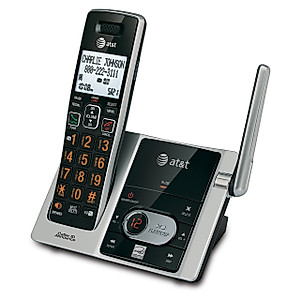 ATT CL82213 DECT 6.0 Expandable Cordless Phone System with Digital Answering Machine, Silver