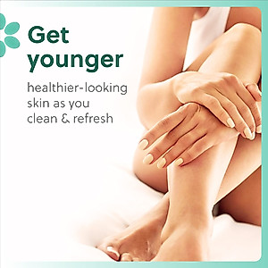 IMPRESA 6 Pack Double Sided Body Sponge for Daily Deep Cleansing and Regular Exfoliating - Double Sided Buff Puff Style Exfoliating Pads Puf for Removing Dead Skin & Dirt - All Skin Types