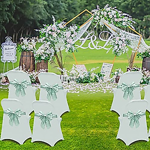 HAINARverS Stretch Spandex Folding Chair Covers 10PCS, Universal Fitted Chair Cover Protector for Wedding, Party, Banquet, Holidays, Celebration, Decoration Elastic Chair Cover(White 10pcs)