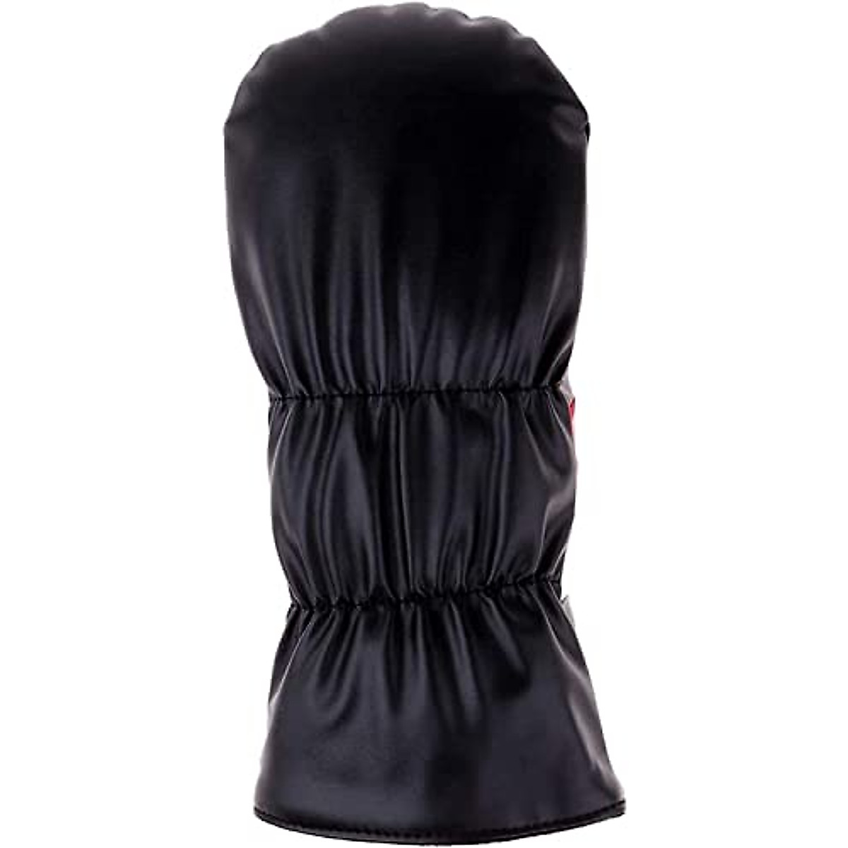 SGerste 1 or 3Pcs Golf Headcovers Set 1 3 5 Driver & Fairway Woods Head Covers with Elastic Closure Waterproof PU Leather Golfer Equipment Gift (Black Driver Cover)