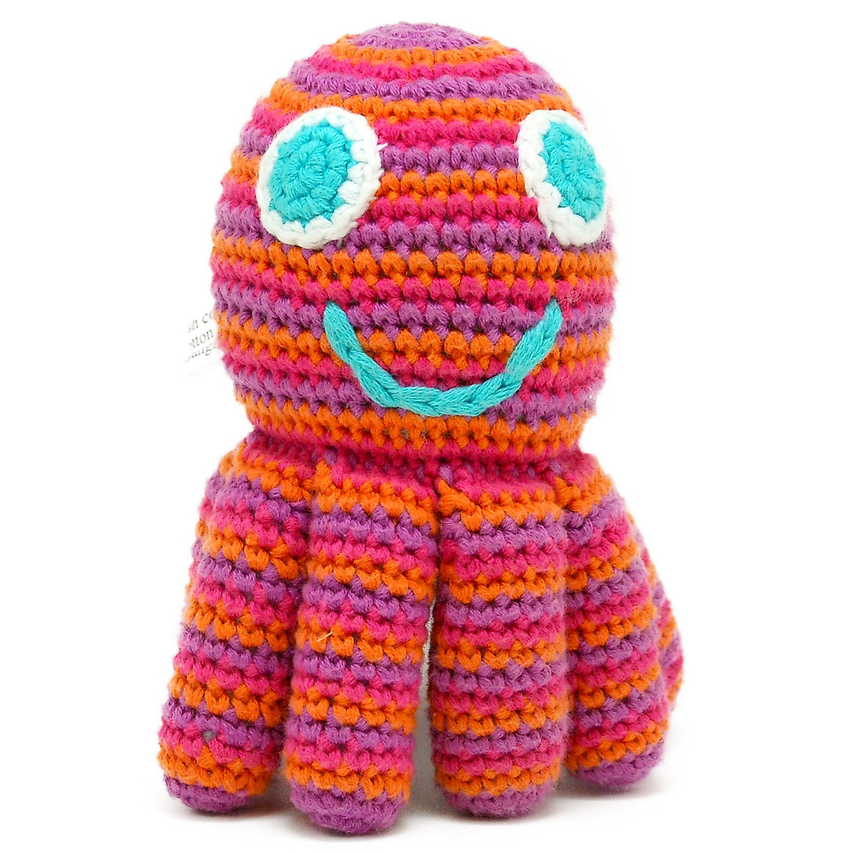 Pebble Pink Octopus Rattle, 1 EA