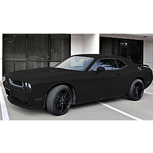 2pcs 4"x8" (10cmx20cm) Sample Ultra Matte Flat Black Vinyl Wrap Auto Car Sticker Decal Film Sheet Bubble Free Air Release Technology