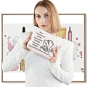 LEVLO Beauty Story Cosmetic Make up Bag Movie Inspired Gifts You Are Braver Stronger Smarter Than You Think Makeup Zipper Pouch Bag (Beauty Bag)