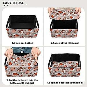 Christmas Snowman Storage Basket Felt Storage Bin Collapsible Towel Storage Convenient Box Organizer for Kids Bedroom Magazine