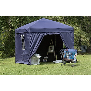 Art Expo Metal Art Professional Print Rack, Holds Posters, Prints, Canvas Art for Shows & Storage, Mobile with Rolling Casters Size 22"Hx34"Wx6"D