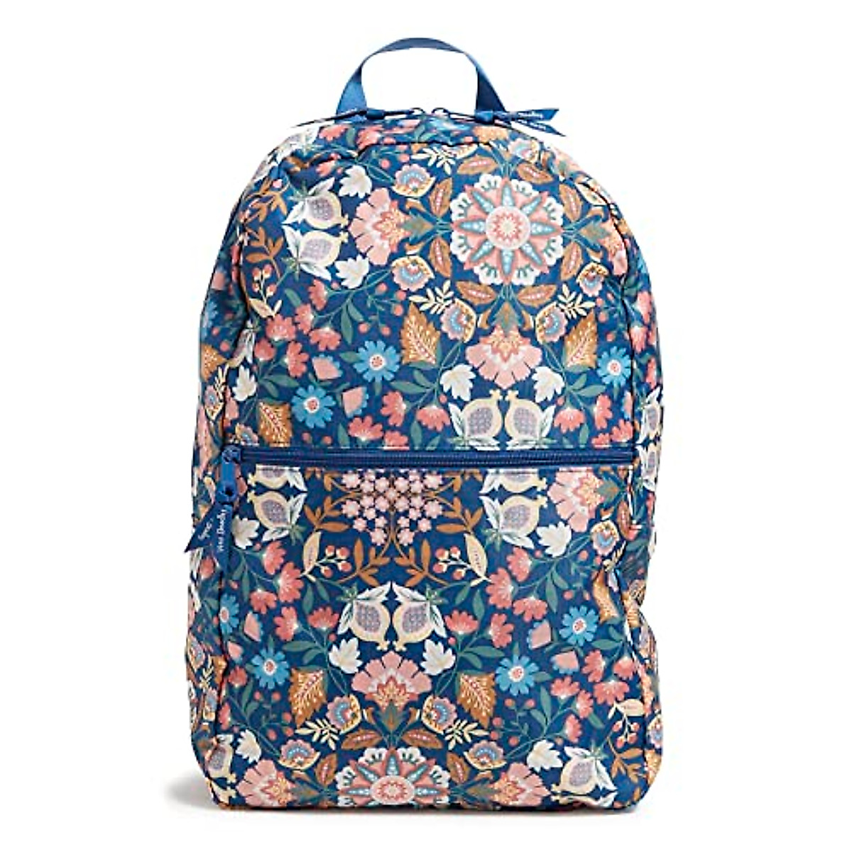 Vera Bradley Women's Ripstop Packable Backpack, Enchanted Mandala Blue, One Size
