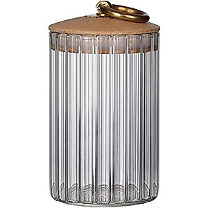 Yiozoi Glass Sealed Cans Kitchen Food Storage Containers Cans Sugar Flour Rice Flour Pasta Storage Cans