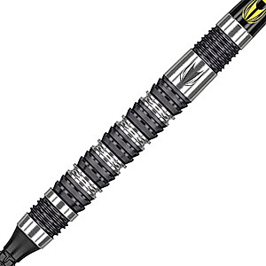 Target Darts Dimitri Van den Bergh Dream Maker 18G 80% Tungsten Soft Tip Darts Set, Black, Yellow and Red (DIMI80% Soft)