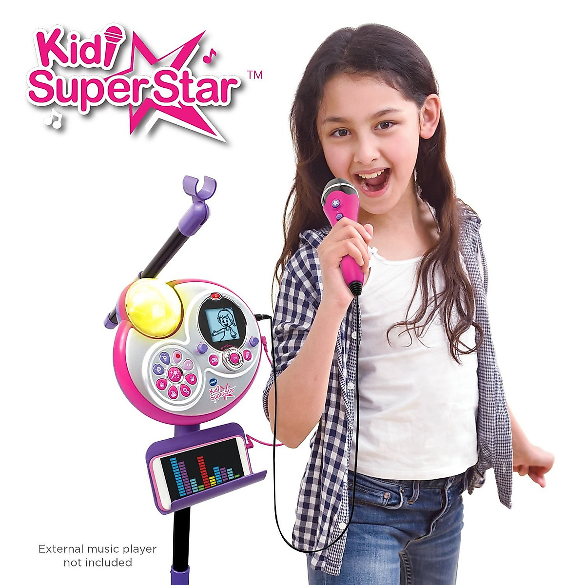VTech Kidi Super Star Karaoke System with Mic Stand