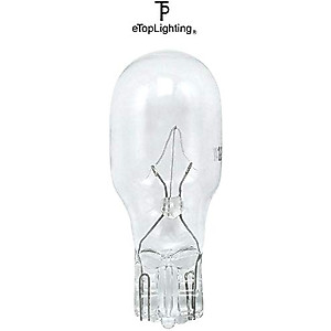 eTopLighting (10 Bulbs, 12V 4W Low Voltage T5 Wedge Base Replacement Bulb, 12 Volts 4 Watts