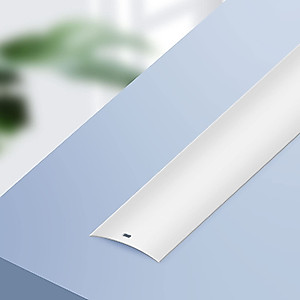 Nuanchu 5 PCS Vertical Blind Replacement Slats PVC Vertical Blind Slats Replacement Parts and 30 Pieces Clear Vertical Blind Repair Tabs Blind Repair Fixers for Sliding Door Window (White)